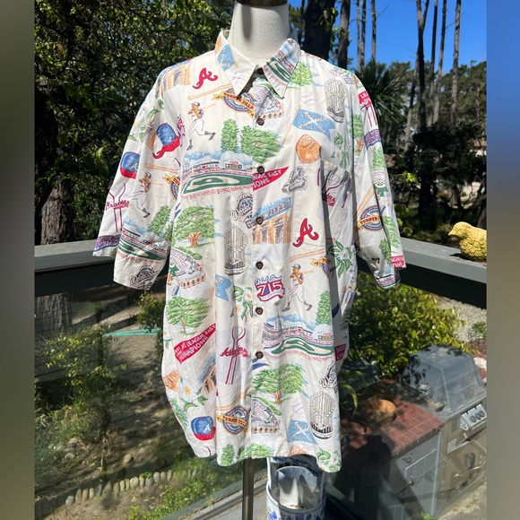 reyn spooner | Shirts | Reyn Spooner Nba Welcome To The Show Vtg Retro Baseball Theme Shirt ...